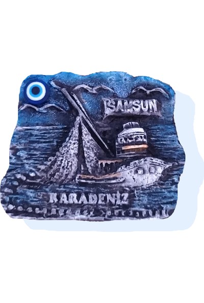 Tumbled Workshop Samsun Magnet Buzdolabı Süsü Armağanlik Dekoratif Eşya Tumbled Workshop Samsun Magnet Buzdolabı Süsü Armağanlik Dekoratif Eşya