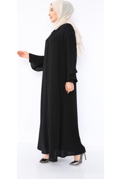 Zeynep Tesettür Yelpaze Model - Siyah Zeynep Tesettür Yelpaze Model - Siyah