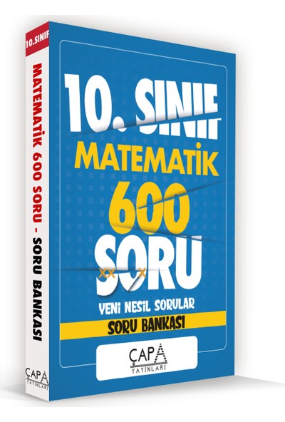 Çapa Yayınları 10. Sınıf Matematik Soru Bankası
