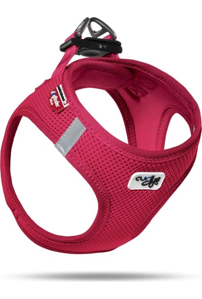Curli Jacks Dog Cafe Curli Air Mesh Dogfinder Özel Kodlu Köpek Göğüs Tasması Small Kırmızı Curli Jacks Dog Cafe Curli Air Mesh Dogfinder Özel Kodlu Köpek Göğüs Tasması Small Kırmızı