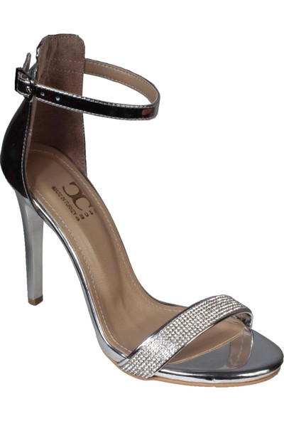 Yaz Kış Ayakkabı Yazkış Kadın Gümüş Bantı Taşlı Ince Topuk 10CM Düğün Nişan Abiye Mezuniyet Ayakkabısı Yaz Kış Ayakkabı Yazkış Kadın Gümüş Bantı Taşlı Ince Topuk 10CM Düğün Nişan Abiye Mezuniyet Ayakkabısı