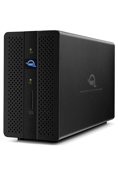 OWC Mercury Elite Pro Dock 12TB Thunderbolt 3 Dock And Dual-Drive Raid Solution OWC Mercury Elite Pro Dock 12TB Thunderbolt 3 Dock And Dual-Drive Raid Solution