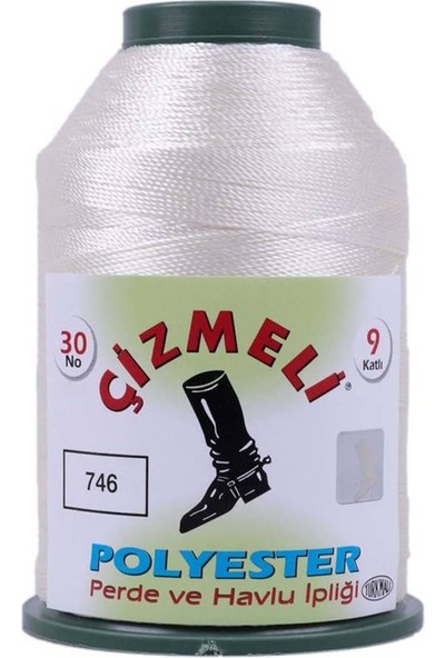 Çizmeli Polyester Perde Ipliği 30 No 746 Çizmeli Polyester Perde Ipliği 30 No 746