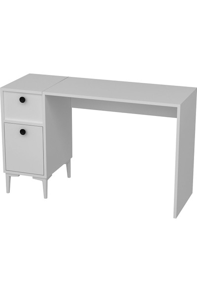 Cantek Frida Çalışma Masası Beyaz-Beyaz