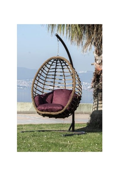 Rio Rattan Fındık Tekli Salıncak- Bella Xl Bahçe,balkon,teras Salıncağı Rio Rattan Fındık Tekli Salıncak- Bella Xl Bahçe,balkon,teras Salıncağı