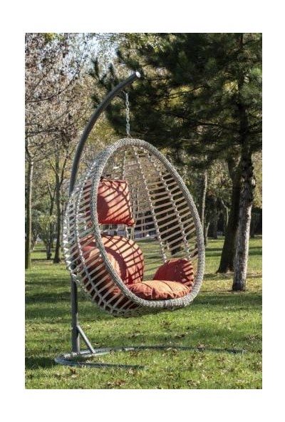 Rio Rattan Fındık Tekli Salıncak- Bella Xl Bahçe,balkon,teras Salıncağı Rio Rattan Fındık Tekli Salıncak- Bella Xl Bahçe,balkon,teras Salıncağı