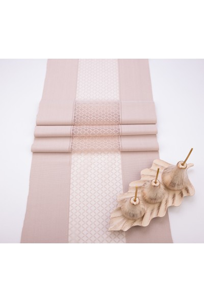 Bambi Go Bej Iskandinav Model Lazer Kesim Runner (40 x 140 ) Bambi Go Bej Iskandinav Model Lazer Kesim Runner (40 x 140 )