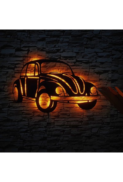 Alaca Led Klasik Vosvos LED Işıklı Ahşap Duvar Dekoru Tablo 50X30CM Alaca Led Klasik Vosvos LED Işıklı Ahşap Duvar Dekoru Tablo 50X30CM