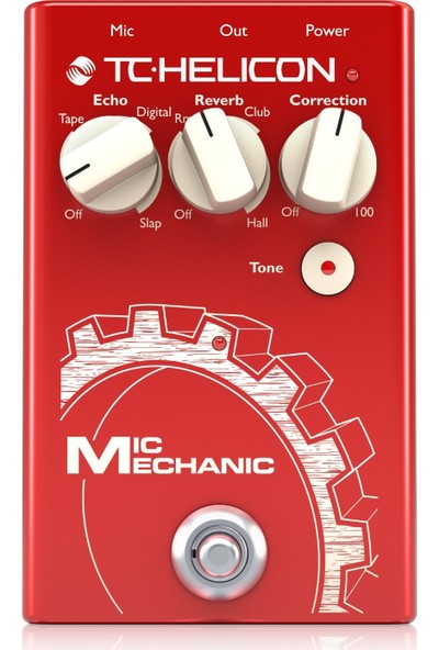 Tc Helicon Mic Mechanic 2 Vokal Güçlendirici / Düzeltici Pedal Tc Helicon Mic Mechanic 2 Vokal Güçlendirici / Düzeltici Pedal