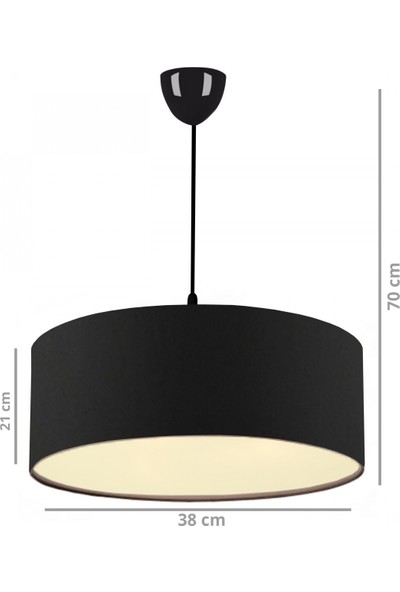 Homing Kumaş Davul Dekoratif Tavan Sarkıt