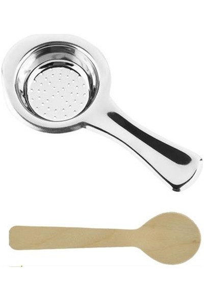 Homecare Paslanmaz Metal Çay Süzgeci Ahşap Kaşık Seti 714340 Homecare Paslanmaz Metal Çay Süzgeci Ahşap Kaşık Seti 714340