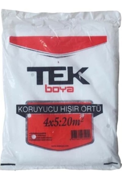 Tek Boya Hışır Örtü 20 M2