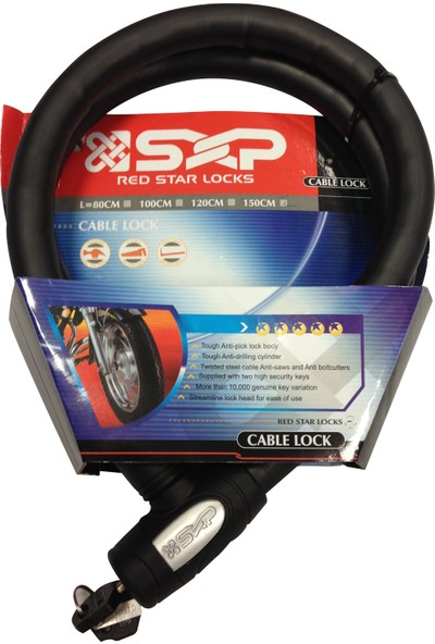 Sxp Halat Kablo Kilit 200CM (Maj)