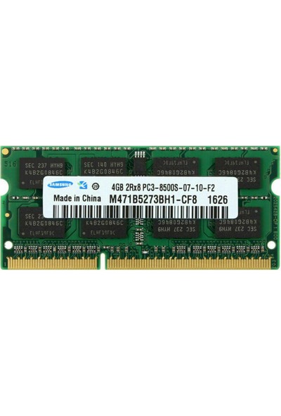 Samsung M471B5273BH1-CF8 4gb 2rx8 PC3-8500S-07-10-F2 1066MHZ Ddr3 Notebook Ram Samsung M471B5273BH1-CF8 4gb 2rx8 PC3-8500S-07-10-F2 1066MHZ Ddr3 Notebook Ram