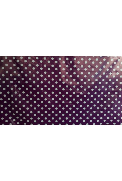 Florista Puantiye Mor Masa Örtüsü 1 Metre