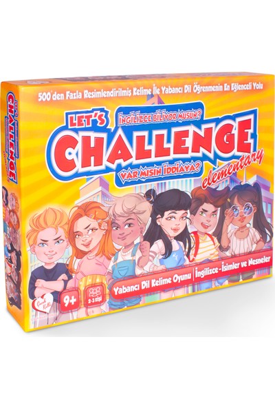 Let's CHALLENGE//500 Kelimeden Fazla Yabancı Dil Kelime Öğretici Yeni Nesil Ingilizce Kutu Oyunu (9+) Let's CHALLENGE//500 Kelimeden Fazla Yabancı Dil Kelime Öğretici Yeni Nesil Ingilizce Kutu Oyunu (9+)