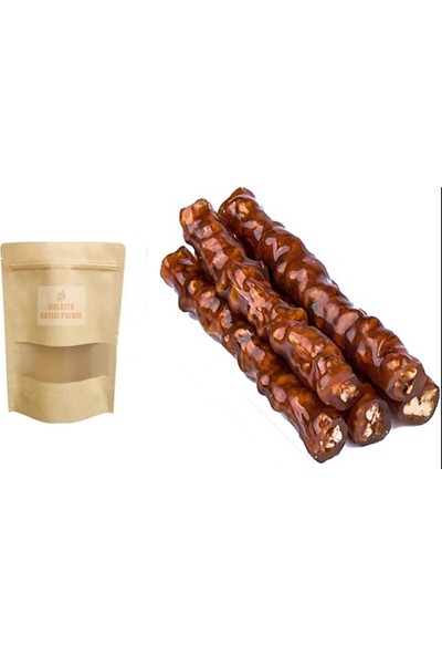 Malatya Kayısı Pazarı Cevizli Sucuk Maraş Cevizli Köme 500 gr Malatya Kayısı Pazarı Cevizli Sucuk Maraş Cevizli Köme 500 gr