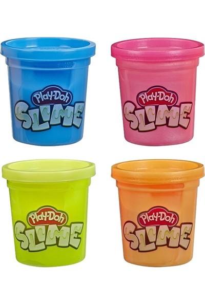 Play-Doh Slime 4'lü Hamur Metalik Sarı - Metalik Turuncu - Metalik Mavi - Metalik Pembe Play-Doh Slime 4'lü Hamur Metalik Sarı - Metalik Turuncu - Metalik Mavi - Metalik Pembe