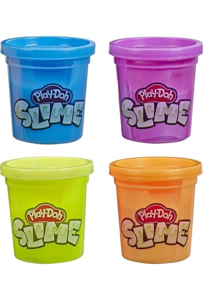 Play-Doh Slime 4'lü Hamur Metalik Sarı - Metalik Turuncu - Metalik Mavi - Metalik Mor Play-Doh Slime 4'lü Hamur Metalik Sarı - Metalik Turuncu - Metalik Mavi - Metalik Mor