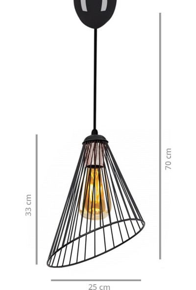 Homing Lila Tekli Metal Sarkıt