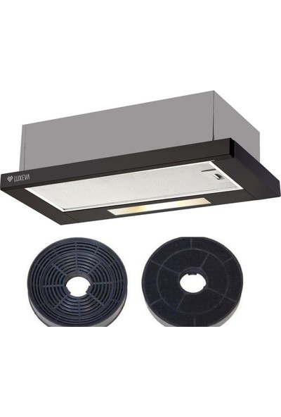 Luxeva As Sürgülü Çift Motorlu Karbon Filtreli Aspiratör