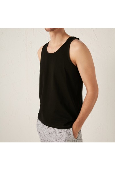 Nacar Çarşı Erkek 6\'lı Paket Gri Atlet