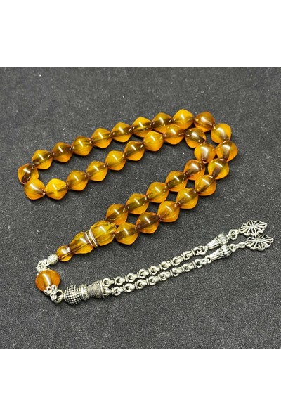 İzmur Tesbih Dabbas Usta Işi Çubuk Malzeme Küre Model 11-11MM Ateş-Sıkma Kehribar Tesbih İzmur Tesbih Dabbas Usta Işi Çubuk Malzeme Küre Model 11-11MM Ateş-Sıkma Kehribar Tesbih