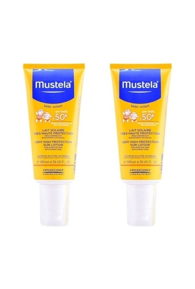 Mustela Very High Protection Sun Lotion SPF50 200 ml X2 Adet Mustela Very High Protection Sun Lotion SPF50 200 ml X2 Adet