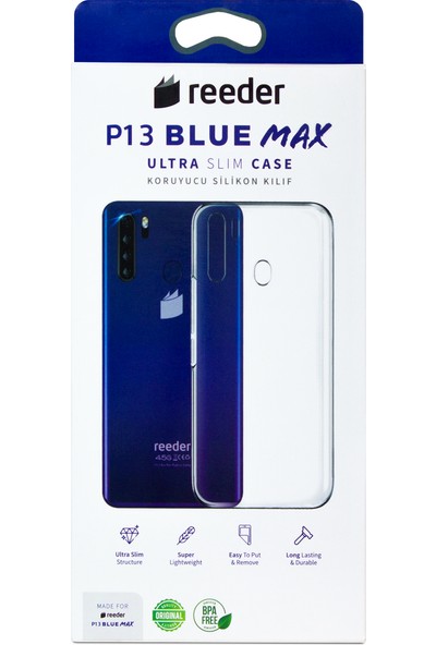 Reeder P13 Blue Max Koruyucu Sılıkon Kılıf