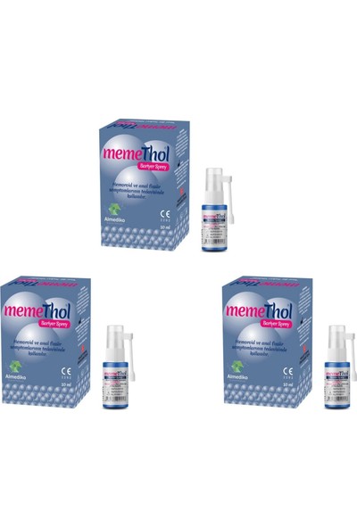 Almediko Memethol Bariyer Sprey 10 ml 3 ADET8680782940026