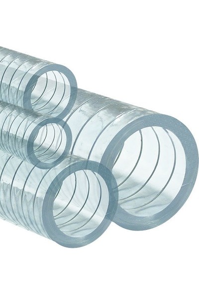 Zent Sel 1'' Şeffaf Çelik Telli Emiş Hortumu Zent Sel 1'' Şeffaf Çelik Telli Emiş Hortumu