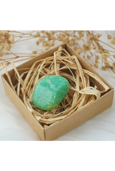 Efshine Amazonit Tamburlanmış Doğal Taş Efshine Amazonit Tamburlanmış Doğal Taş