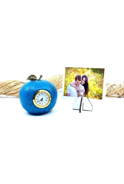 Mega Kanyon Özel Tasarım Fotoğraflı Masaüstü Elma Saat Glc