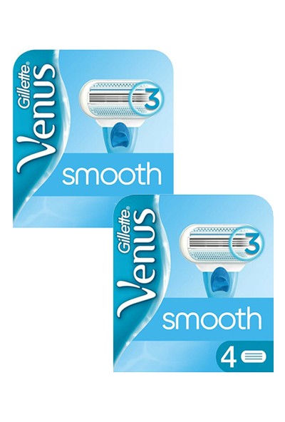 Gillette Venus 4'lü Yedek Kadın Tıraş Bıçağı*2adet