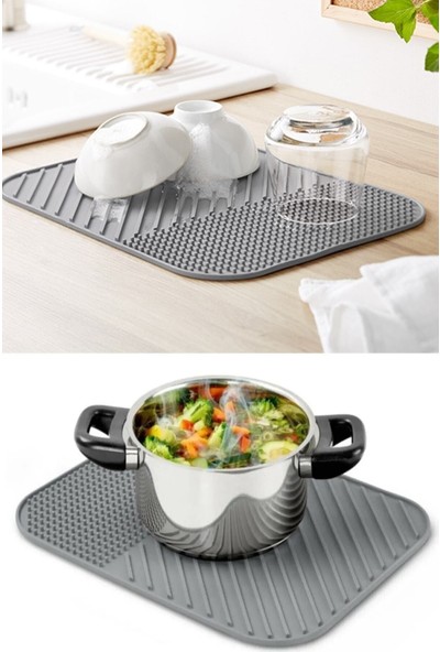 Biterse Silikon Bulaşık Kurutma Matı 35 x 26 cm Biterse Silikon Bulaşık Kurutma Matı 35 x 26 cm