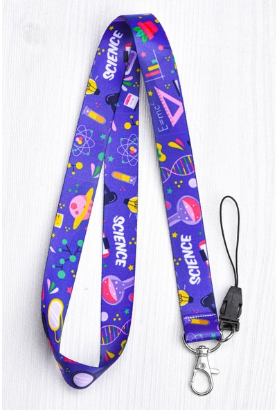 Apptakı Laboratuvar Kimyacı Yaka Kartı Boyun Ipi Telefon Askısı - ASK0046