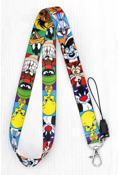 Apptakı Looney Tunes Yaka Kartı Boyun Ipi Telefon Askısı - ASK0084