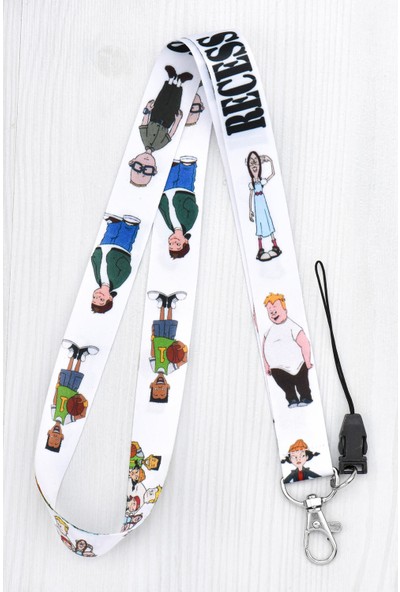 Apptakı Recess Teneffüs Zili Yaka Kartı Boyun Askı Ipi Telefon Askı Ipi - ASK0075 Apptakı Recess Teneffüs Zili Yaka Kartı Boyun Askı Ipi Telefon Askı Ipi - ASK0075