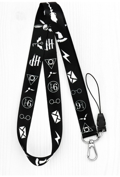 Apptakı Harry Potter Sembol Yaka Kartı Boyun Askı Ipi Telefon Askı Ipi - ASK0107
