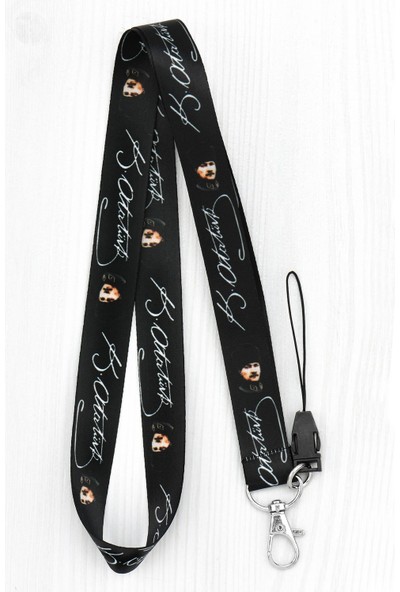 Apptakı Mustafa Kemal Atatürk Yaka Kartı Boyun Askı Ipi Telefon Askı Ipi - ASK0103 Apptakı Mustafa Kemal Atatürk Yaka Kartı Boyun Askı Ipi Telefon Askı Ipi - ASK0103