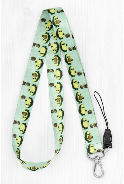 Apptakı Anne Avokado Yaka Kartı Boyun Askı Ipi Telefon Askı Ipi - ASK0120 Apptakı Anne Avokado Yaka Kartı Boyun Askı Ipi Telefon Askı Ipi - ASK0120