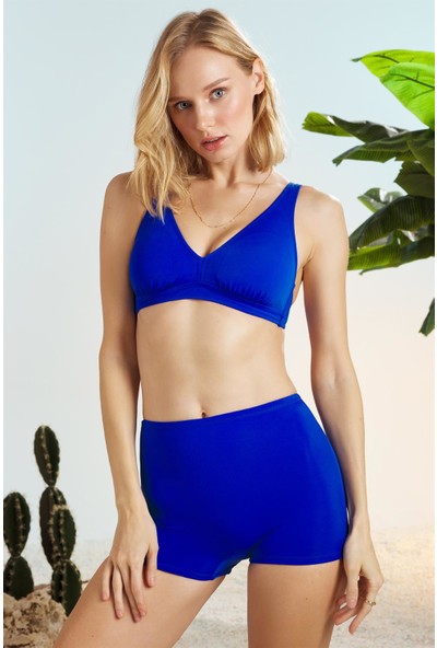 Pierre Cardin Şortlu Fra Bikini Takım 211258 Sax