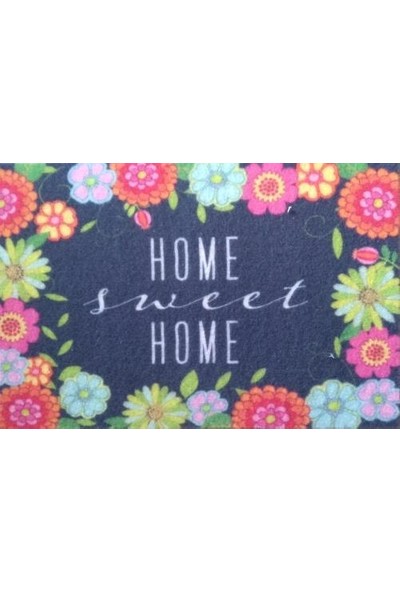 Giz Home Magic Kapı Paspası 40X60 Çiçekli Home Giz Home Magic Kapı Paspası 40X60 Çiçekli Home