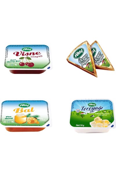 Sütaş Dörtlü Kahvaltılık Set