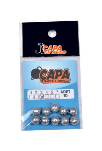 Çapa Mafsallı Kursun 10 Lu Paket - 3 gr
