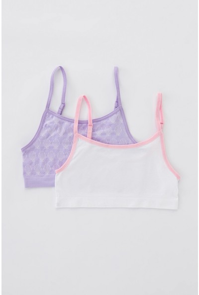 Penti Çok Renkli Teen Shell Seamsless 2li Yarım Atlet