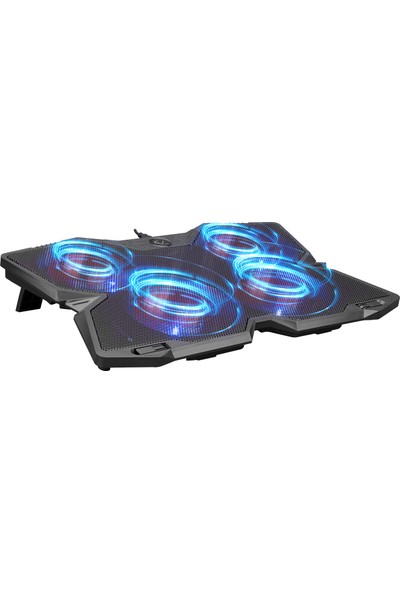 Rampage AD-RC3 X-DRAGON Siyah 140mm 4 Adet Fan Notebook Soğutucu Stand Rampage AD-RC3 X-DRAGON Siyah 140mm 4 Adet Fan Notebook Soğutucu Stand