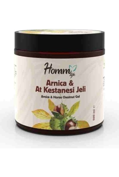Homm Bitkisel Arnica ve At Kestanesi Jeli Homm Bitkisel Arnica ve At Kestanesi Jeli