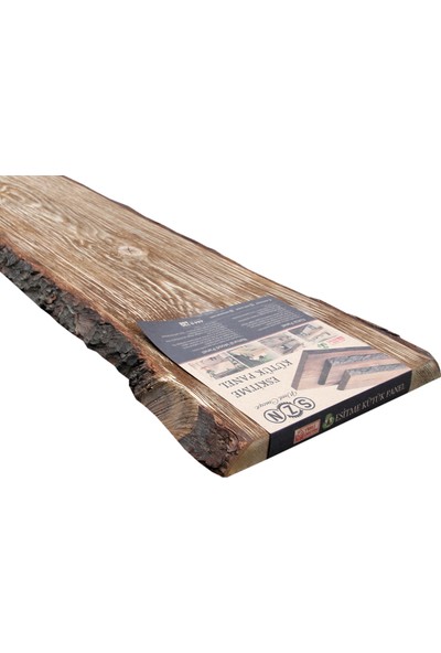 Szn Wood Eskitme Kütük Panel Ladin-Göknar 2 Kenar Sulama 100X20-25X3CM SZN51-TEAK