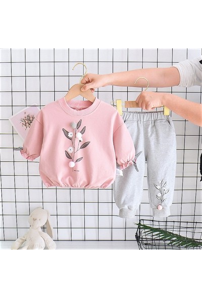 Little Humor Bear Pembe Trend Takım